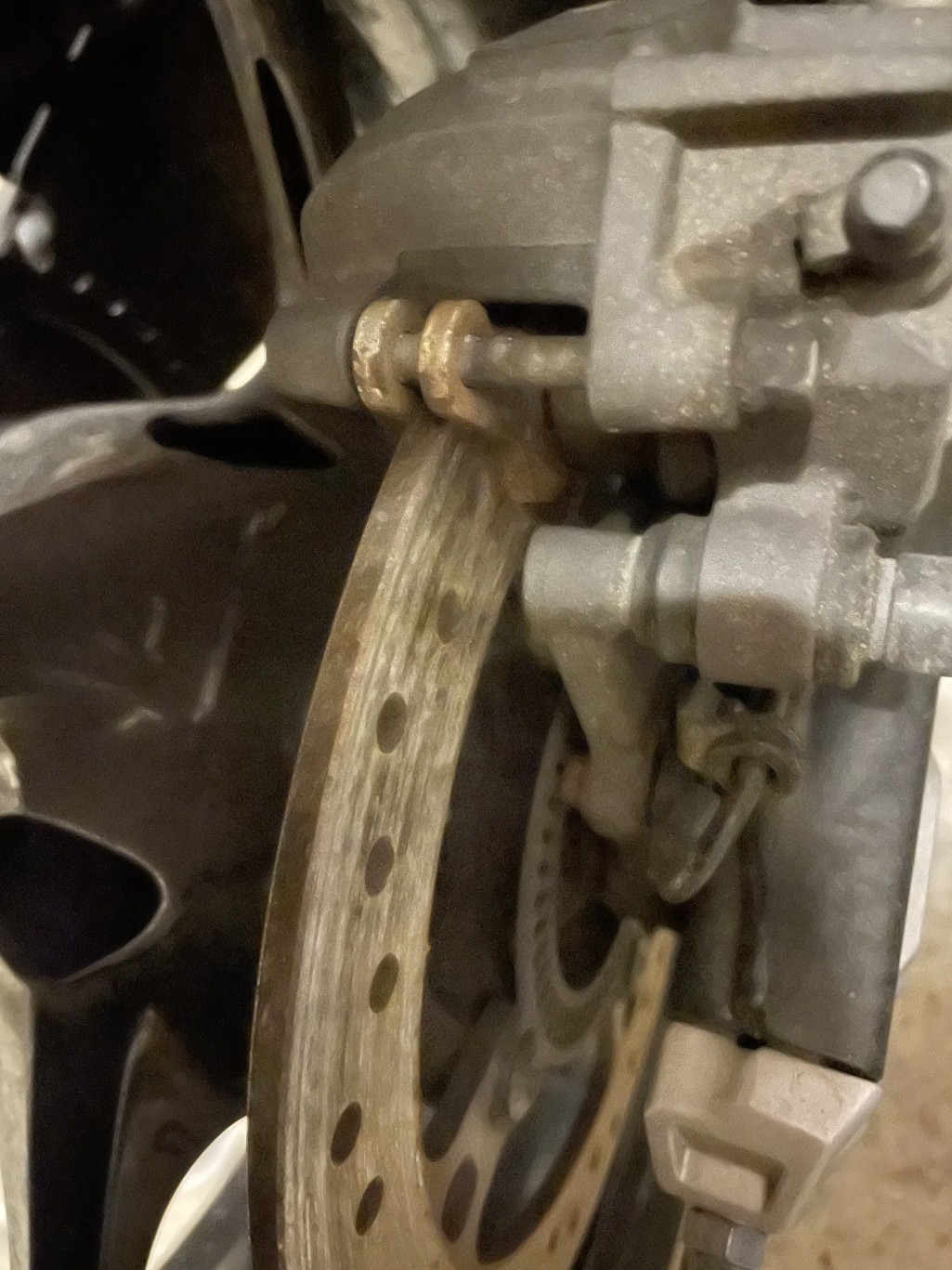 Rear Brake Pads - page 1 - Maintenance and Servicing - Tiger Sport 660 ...